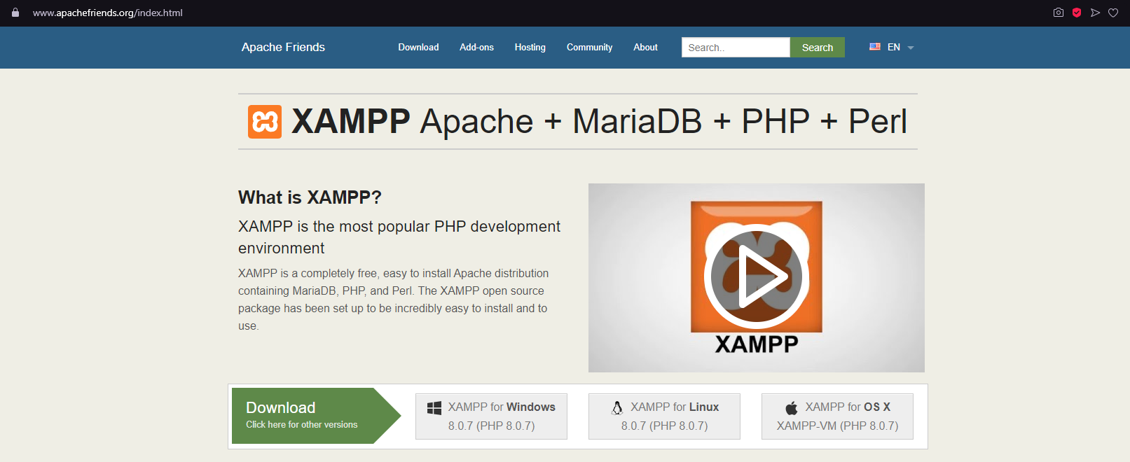 Cara Instal XAMPP di Windows 10 : HADIDSAMA.COM HadidSama.com